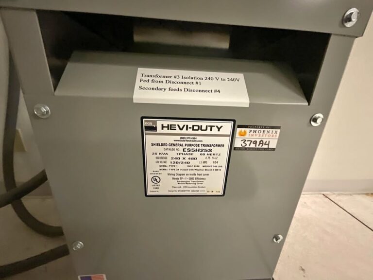 Hevi-Duty ES5H25S 25 kVA Shielded Transformer 240/480-120/240V | ISP