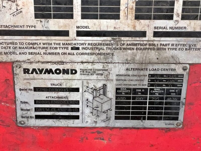 Raymond Stand Up Forklifts | ISP Equipment Group LLC